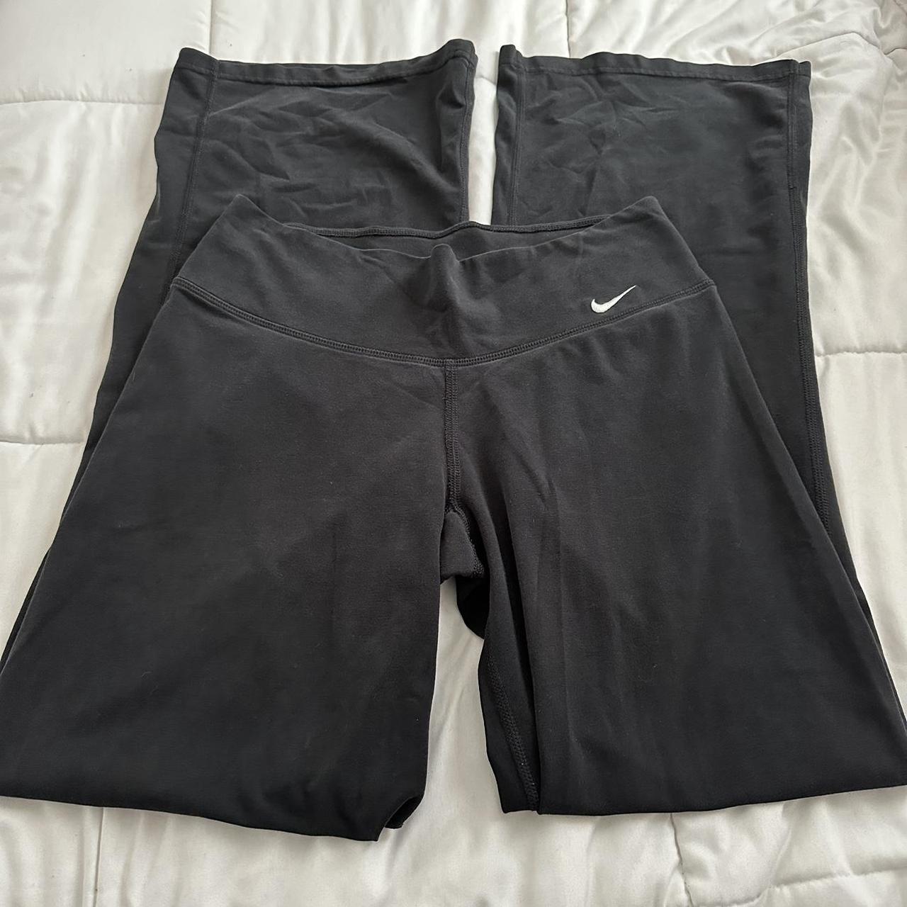 flared nike leggings - barley worn - excellent... - Depop