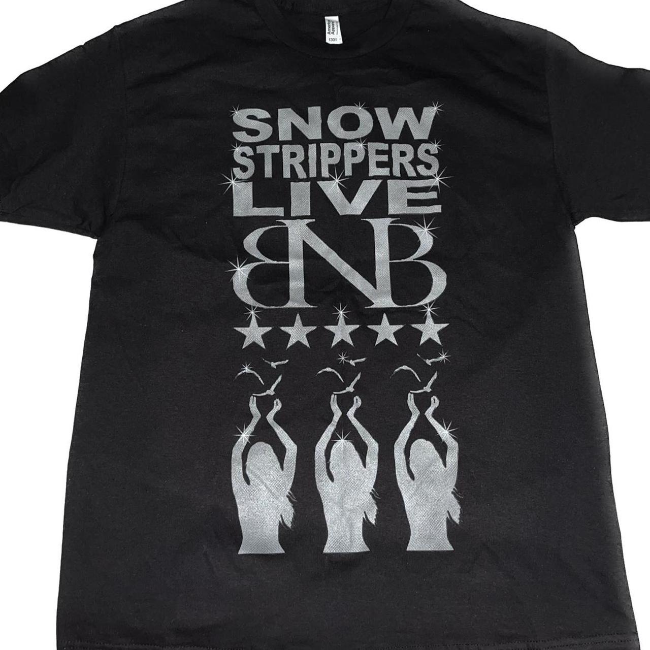 Snow Strippers North American Tour Tshirt , size... - Depop