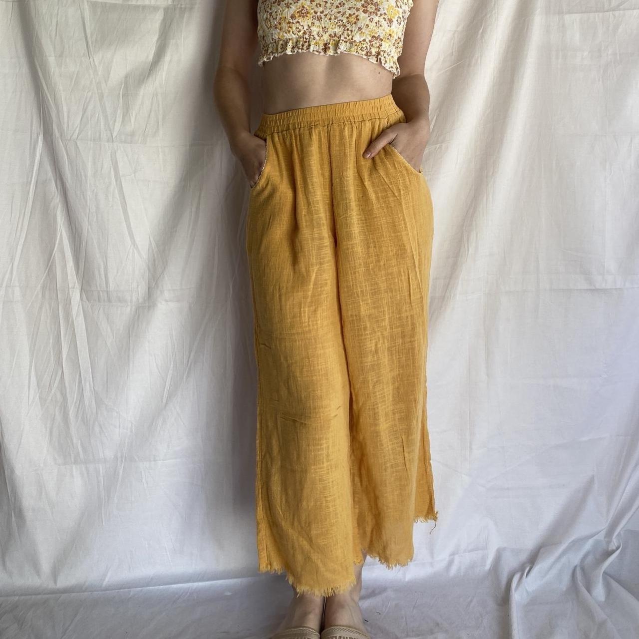 Ghanda Linen Pants Item Details Brand - Ghanda... - Depop