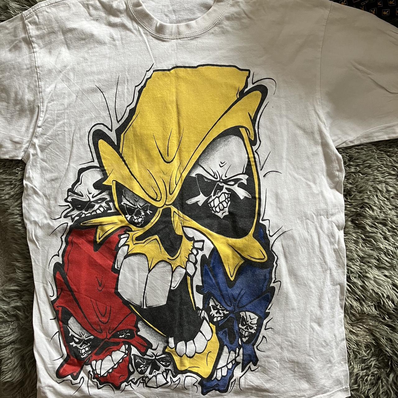Vintage skull tee shirt - Depop