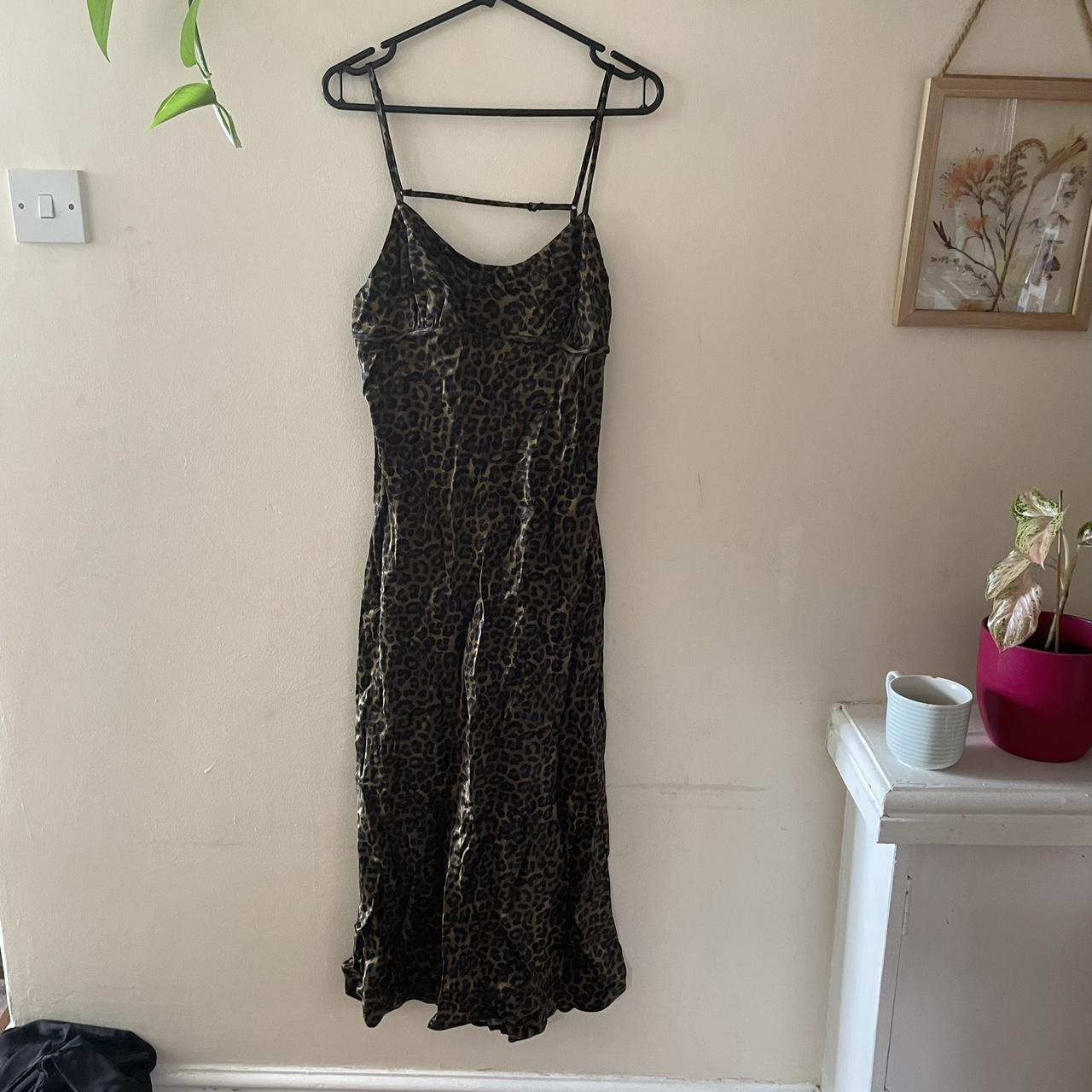 Primark leopard print cami maxi dress. Never worn,... - Depop