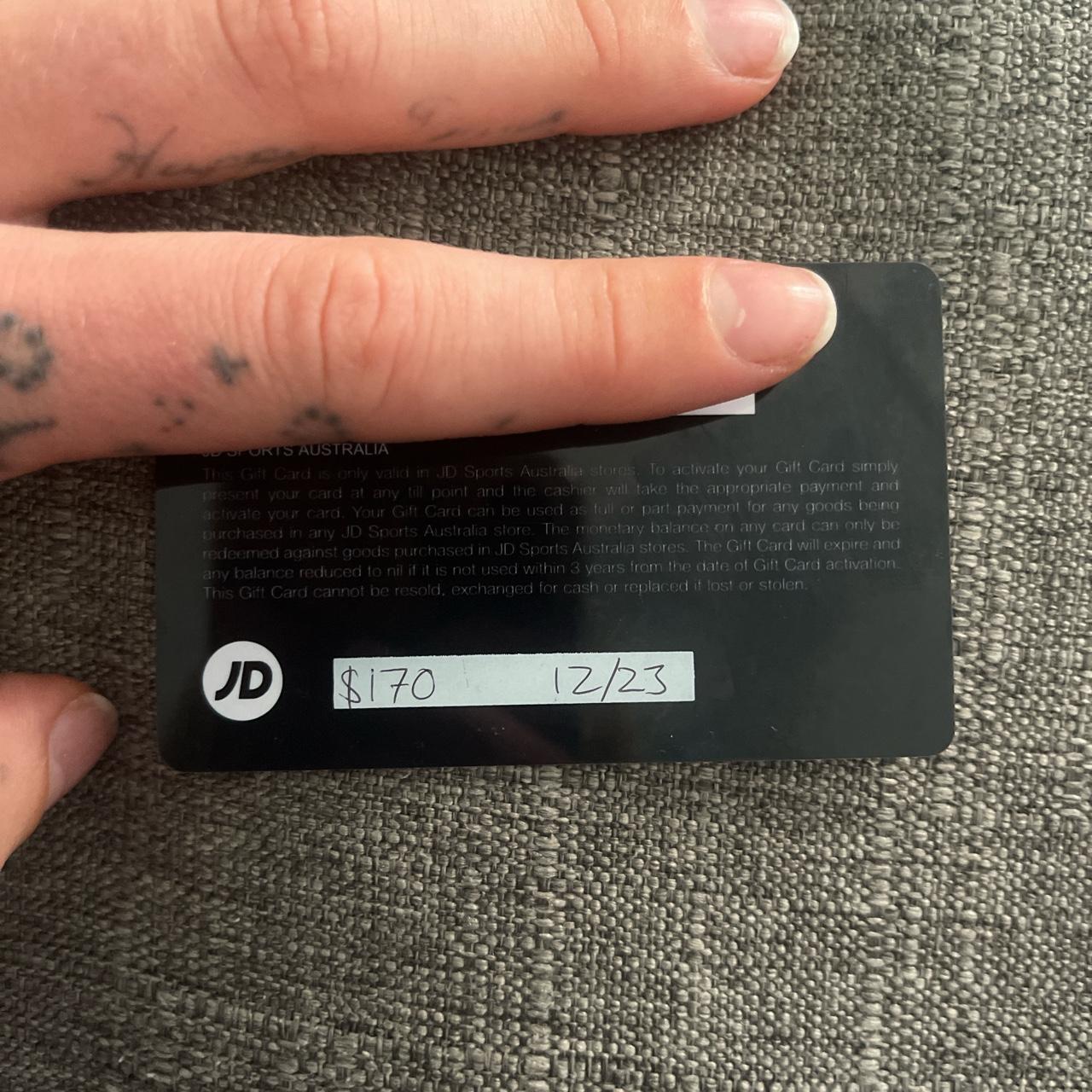 JD Sports Gift Card Value $170 Exp 12/2026 Free... - Depop