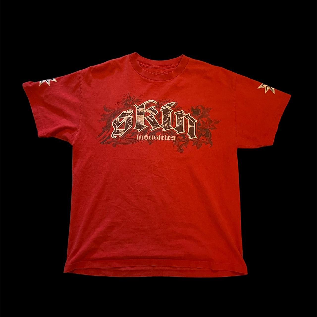 Skin industries tee Insane graphics all over Size... - Depop