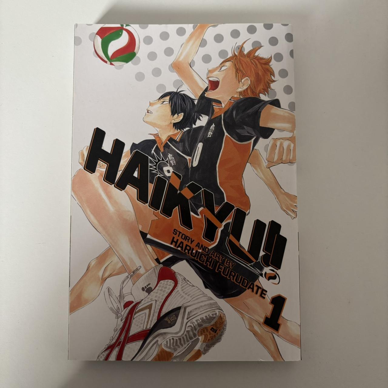 Haikyu!! vol 1 manga #haikyuu no crease in spines... - Depop