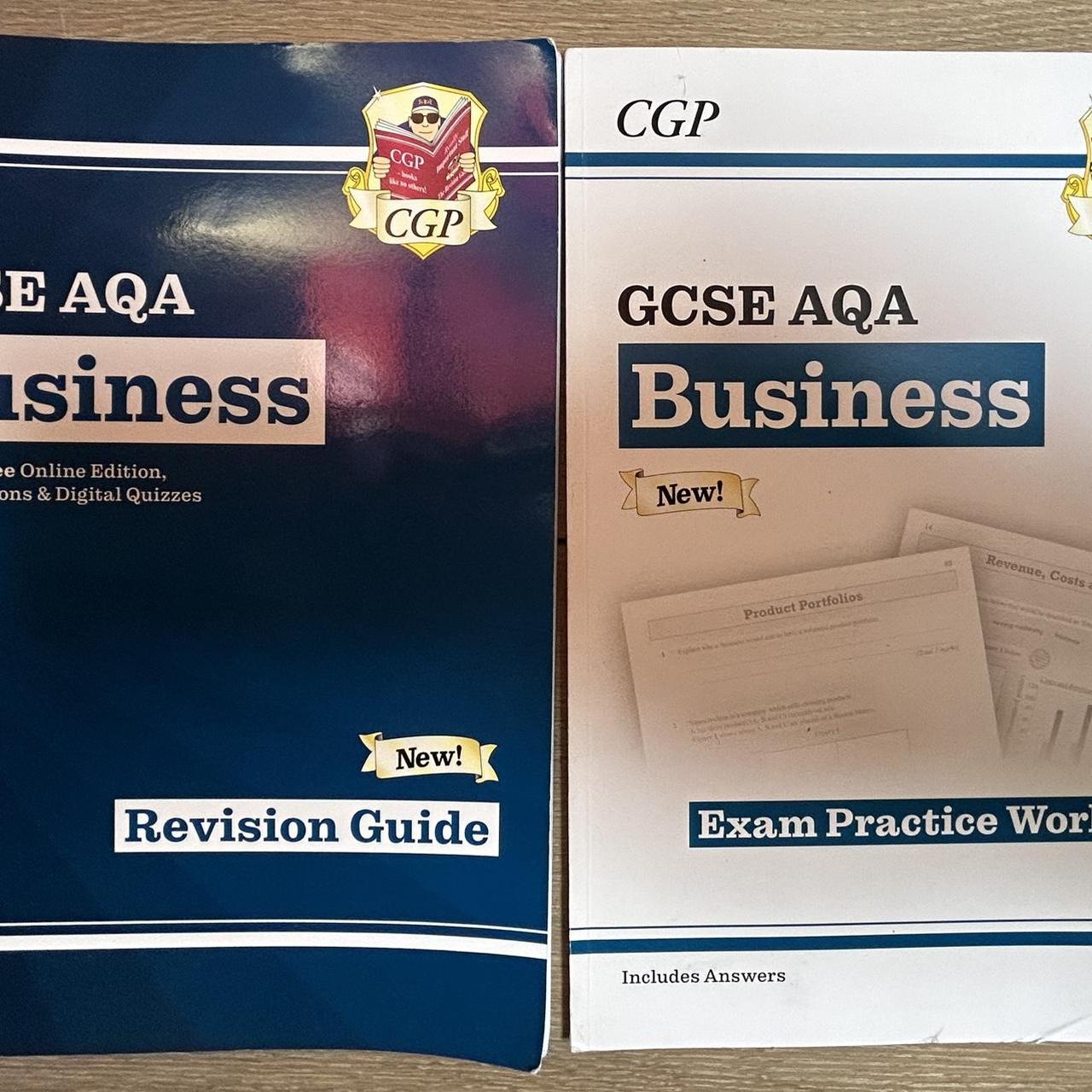 CGP GCSE Business AQA Question and revision... - Depop