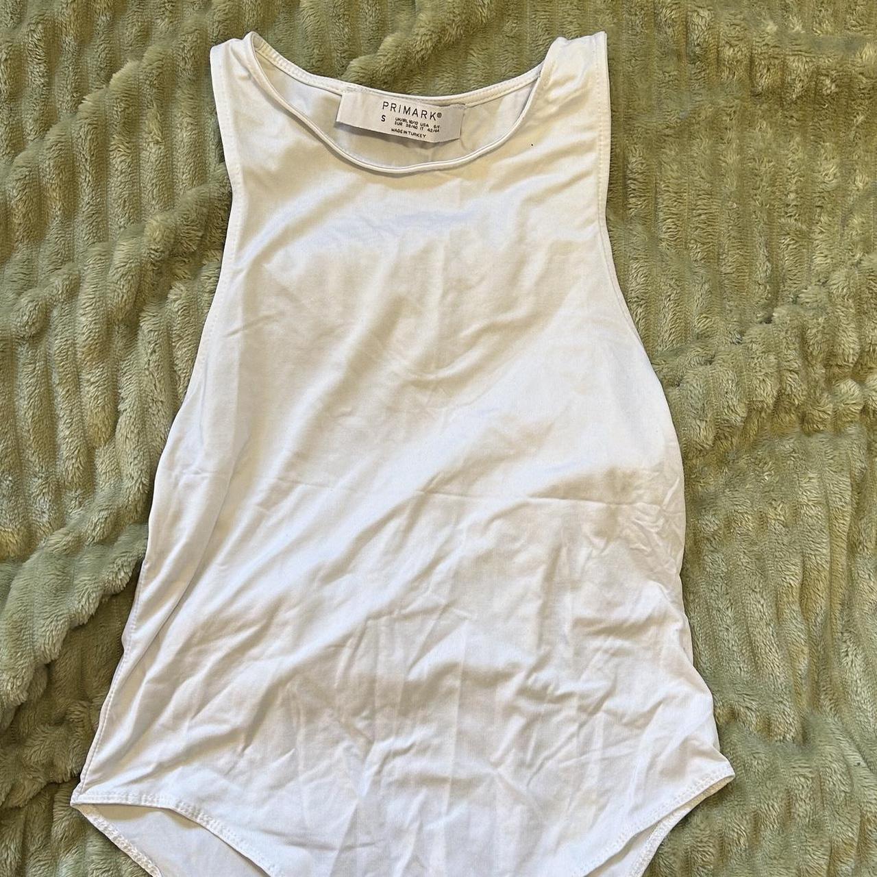 Basic white body suit from primark Never worn,... - Depop