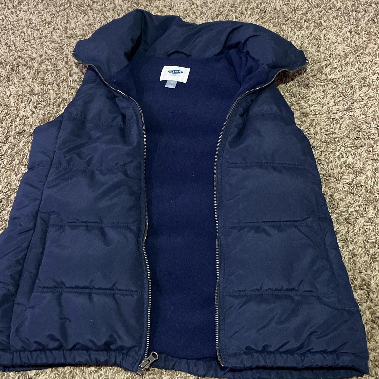 old navy puffer vest - Never worn Size: M Cozy and... - Depop