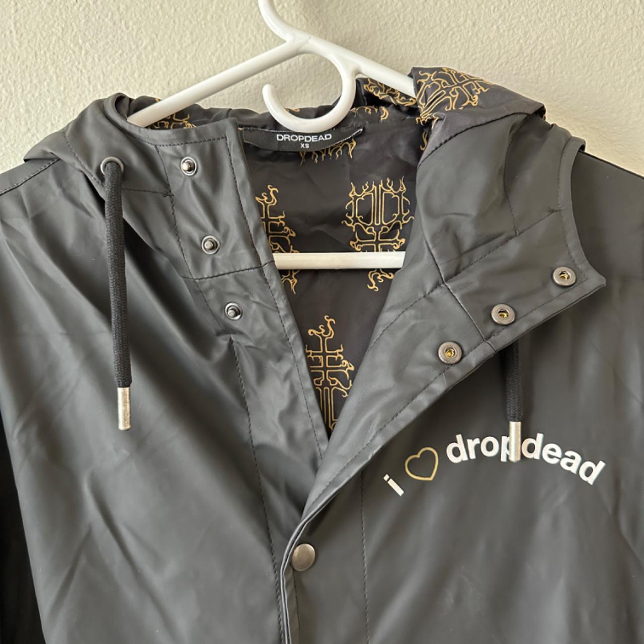 Dropdead trench technical street rain jacket with... - Depop