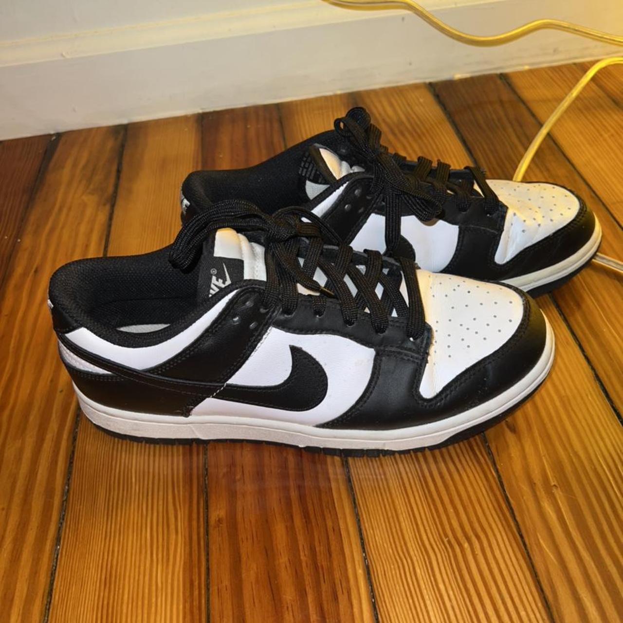 Womens Nike dunks Creases shown on front #nike... - Depop