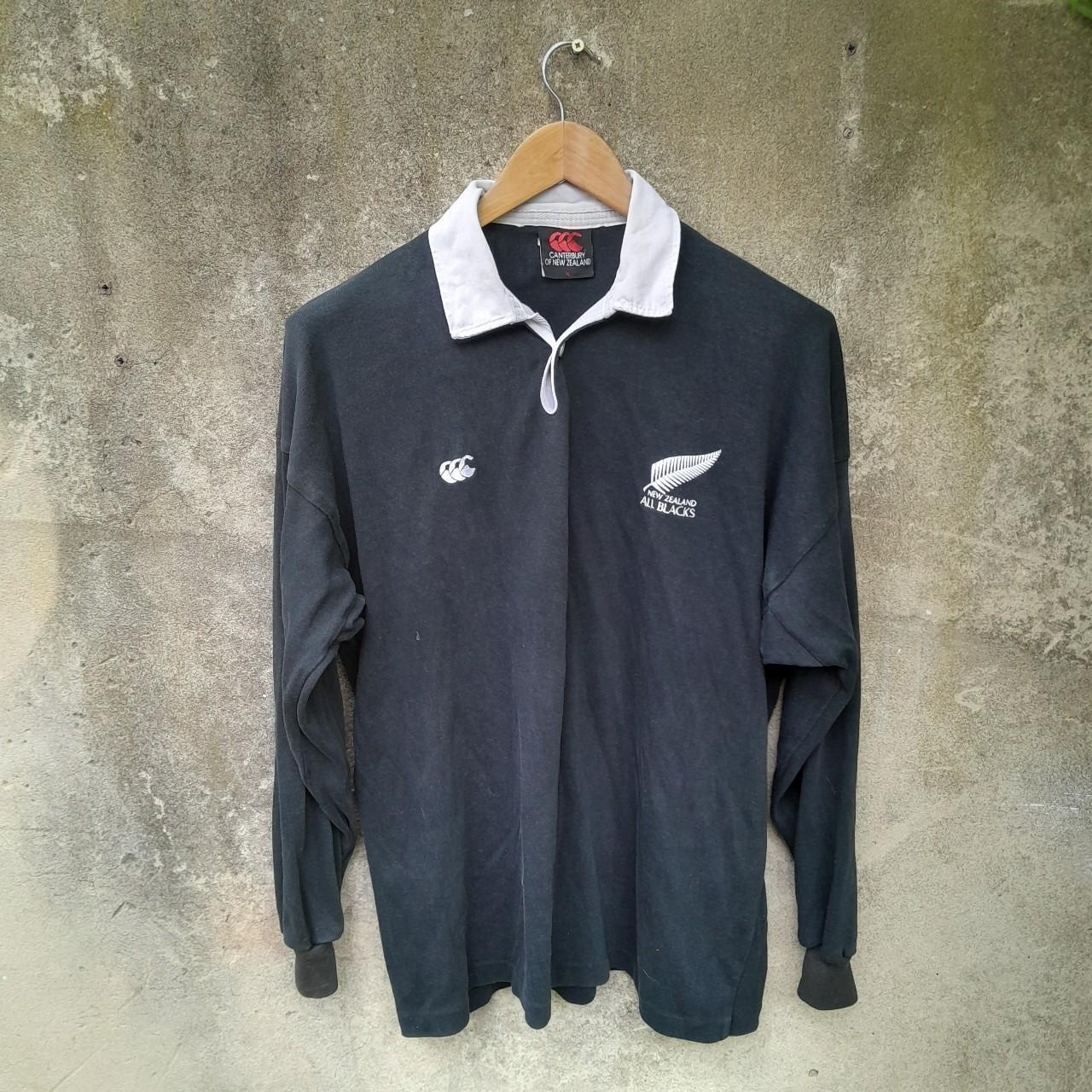 New Zealand 90s home rugby shirt / jersey. XL mens.... - Depop