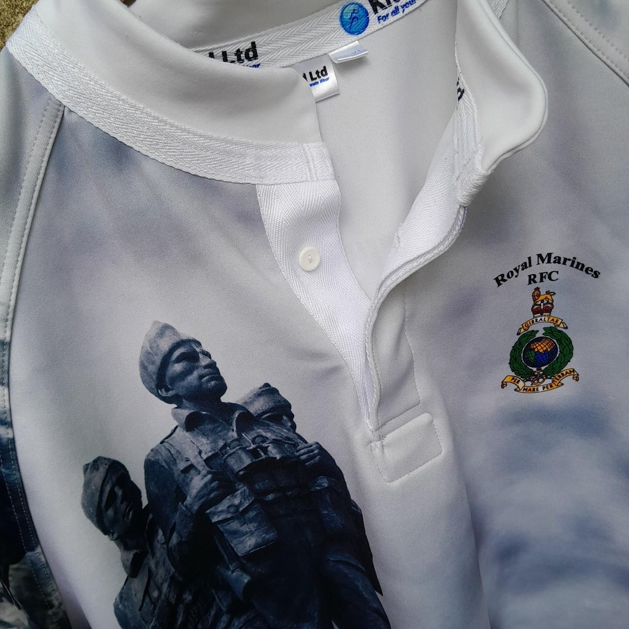 Royal Marines rugby shirt / jersey. 3XL mens. Brand... - Depop