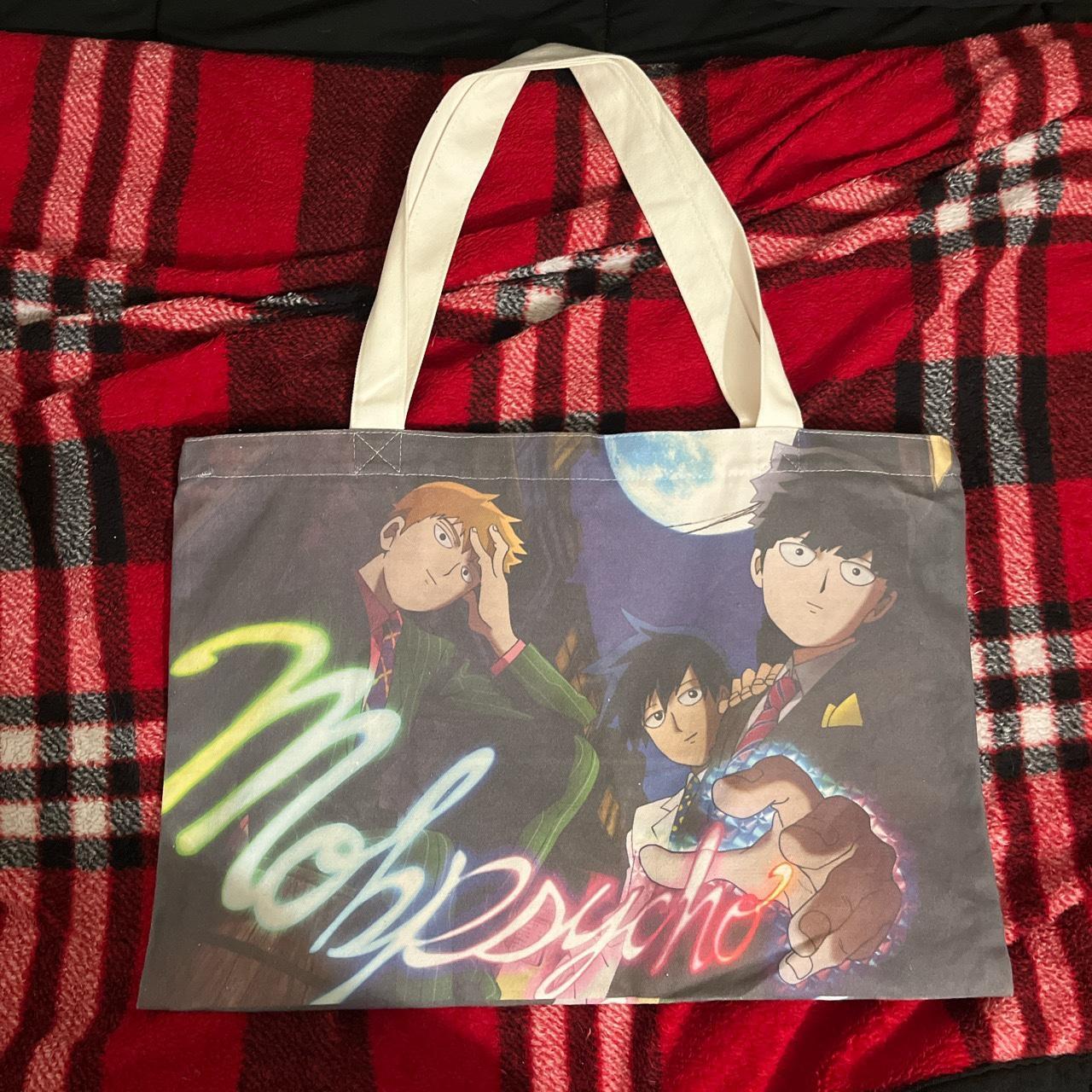 Mob Psycho Tote Bag Double sided print with a... - Depop