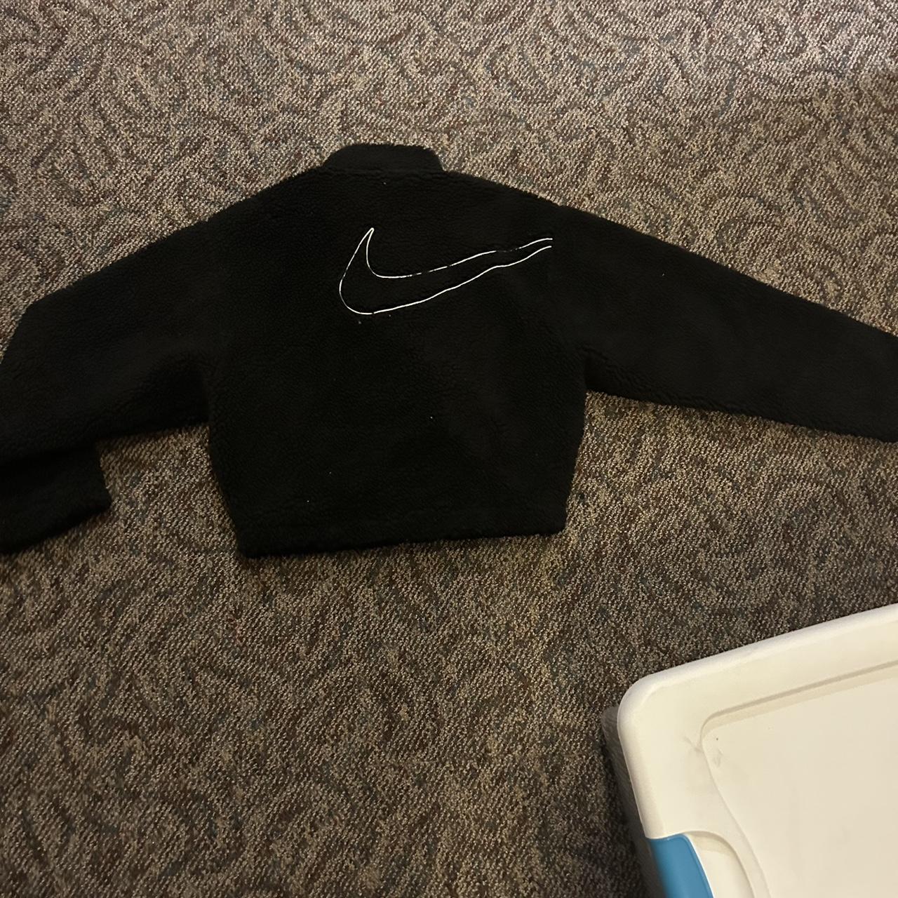 Nike Sherpa fuzzy jacket - price negotiable - will... - Depop