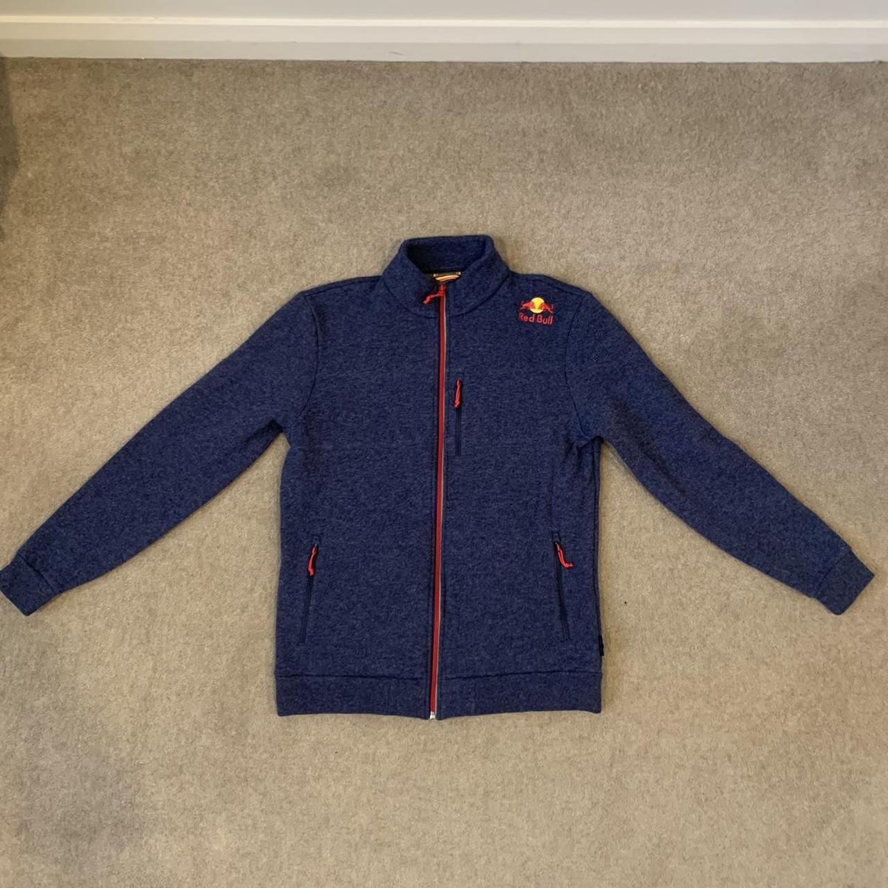 Rare Red Bull Athletes Only Collection Navy Wool... - Depop
