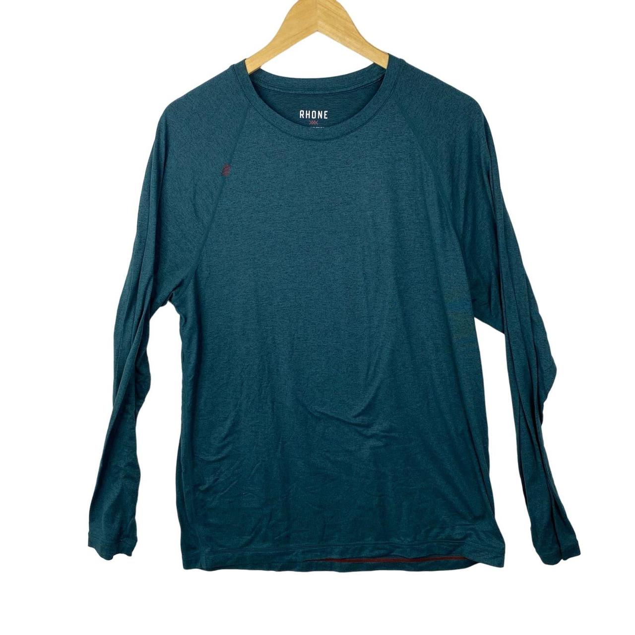 Rhone Dark Green Regan Long Sleeve Lightweight... - Depop
