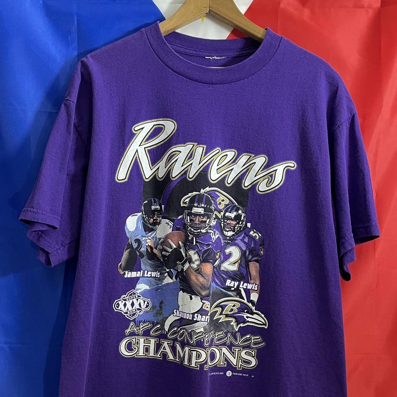 Vintage Essential Ravens AFC championship Mens... - Depop