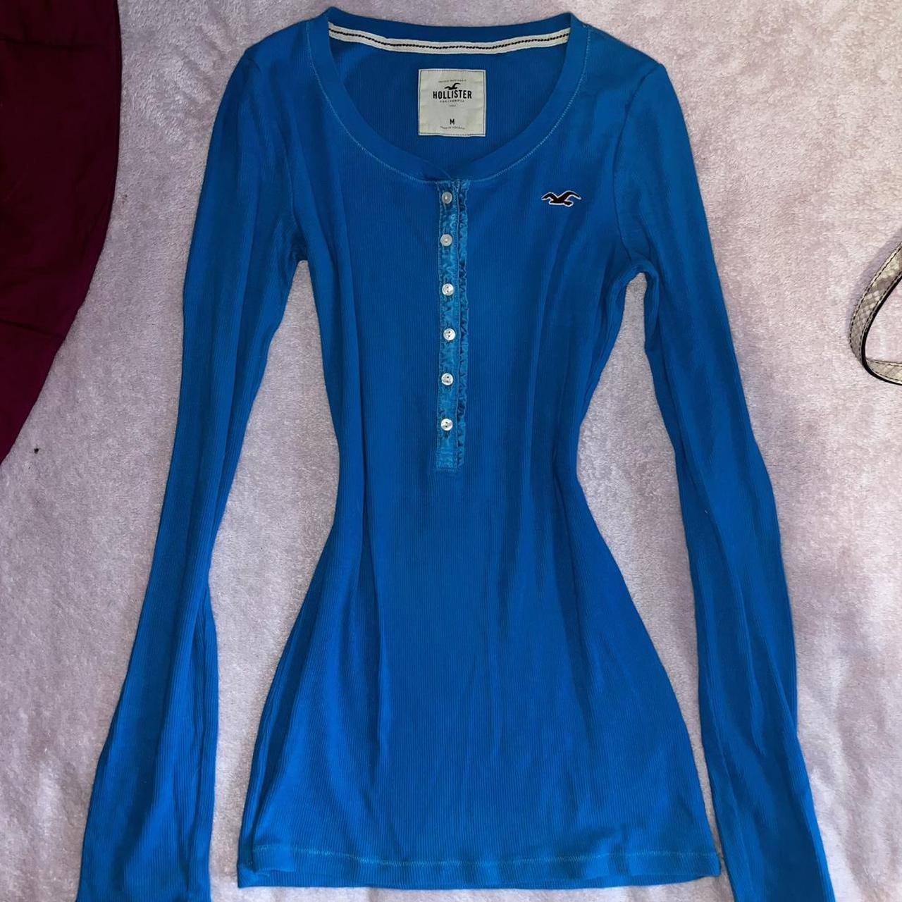 ⋆˙ ♡ Twilightcore Vintage Y2K hollister deep blue... | Depop