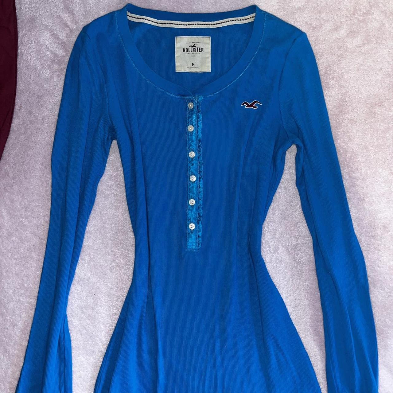 ⋆˙ ♡ Twilightcore Vintage Y2K hollister deep blue... | Depop