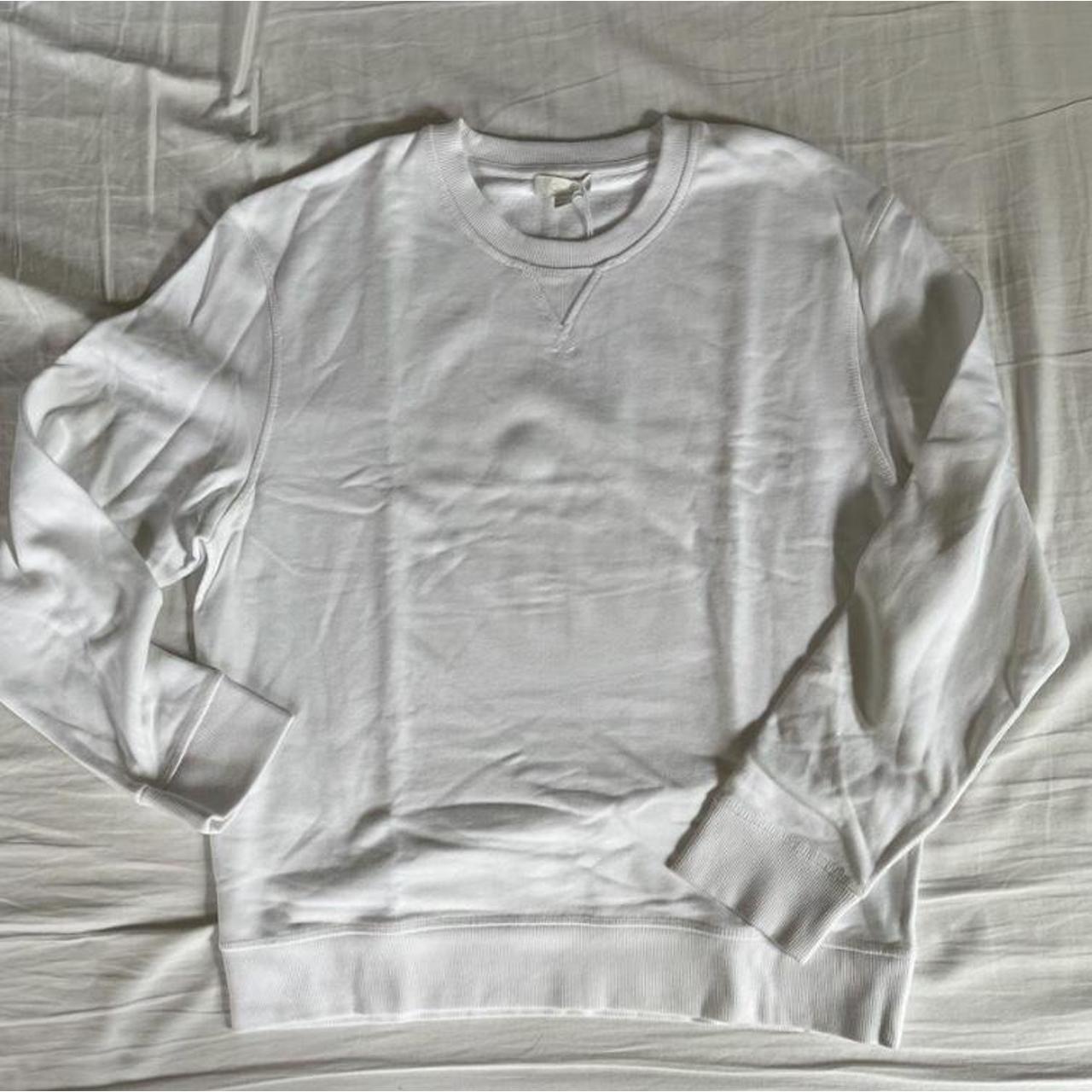 Cos brand new white sweatshirt size medium - Depop