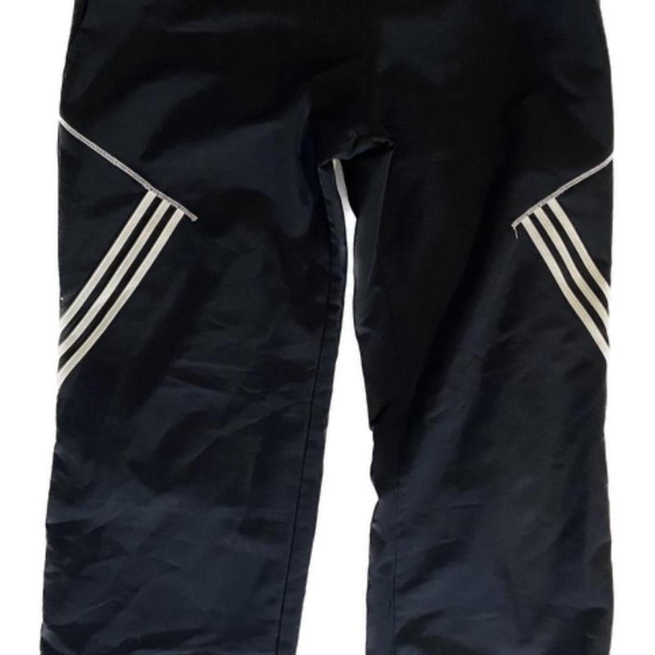 Adidas low rise cropped tracksuit bottoms... - Depop