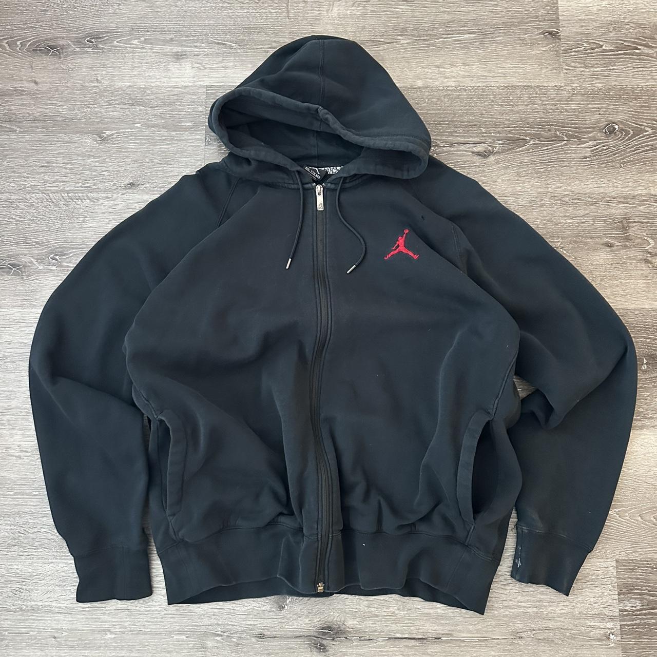 Vintage 00s Jordan zip up minor flaws shown in... - Depop