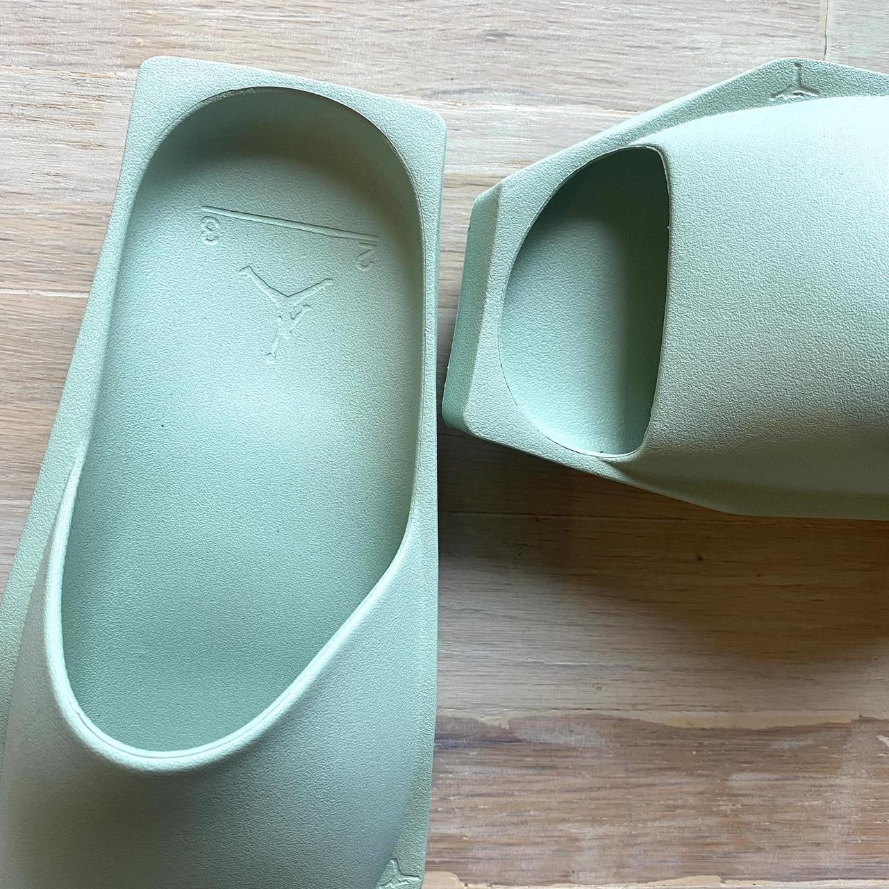 💚 Mod Jordan slides 💚 Gorgeous mint Pistachio Frost... - Depop