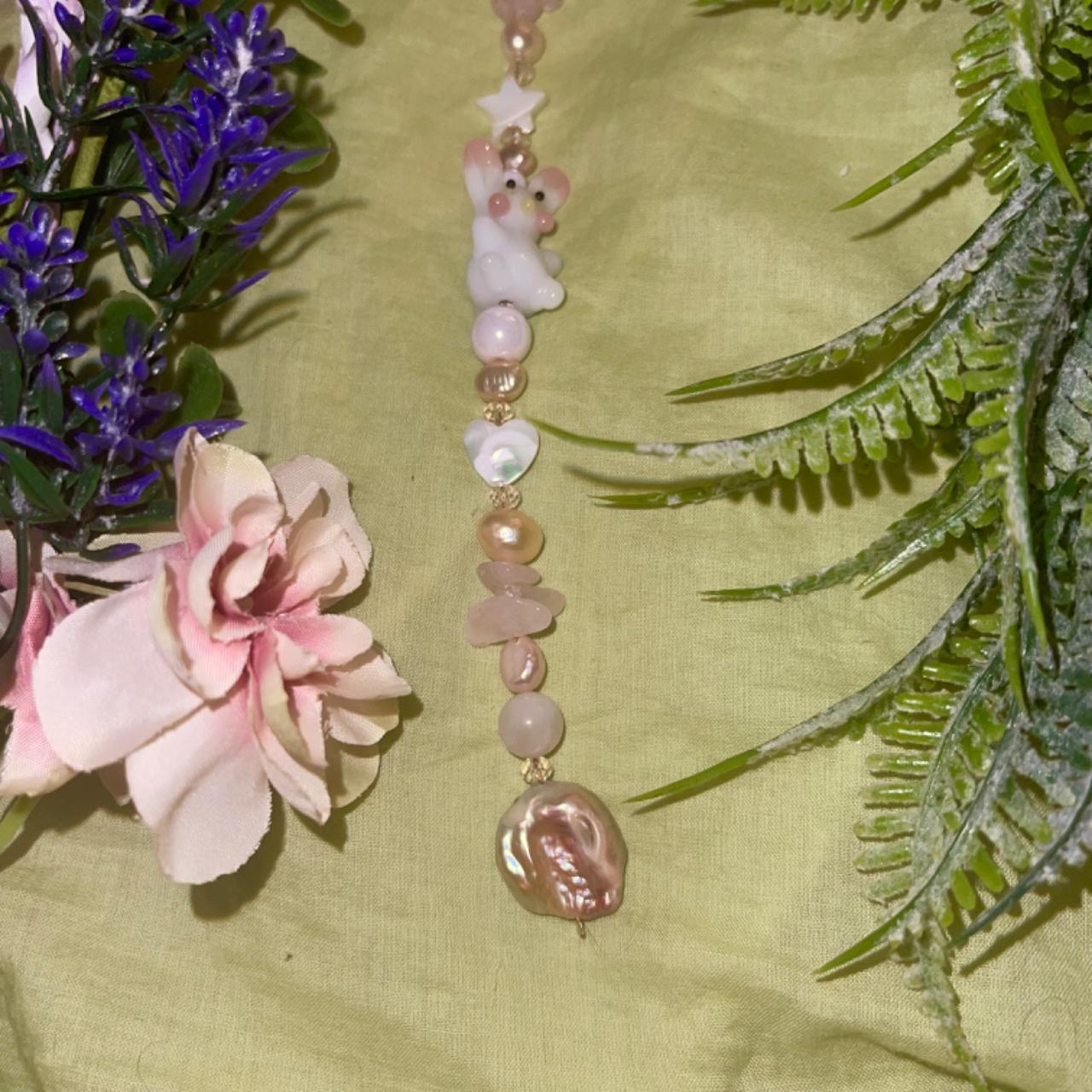 Women's Gold and Pink Jewellery | Depop