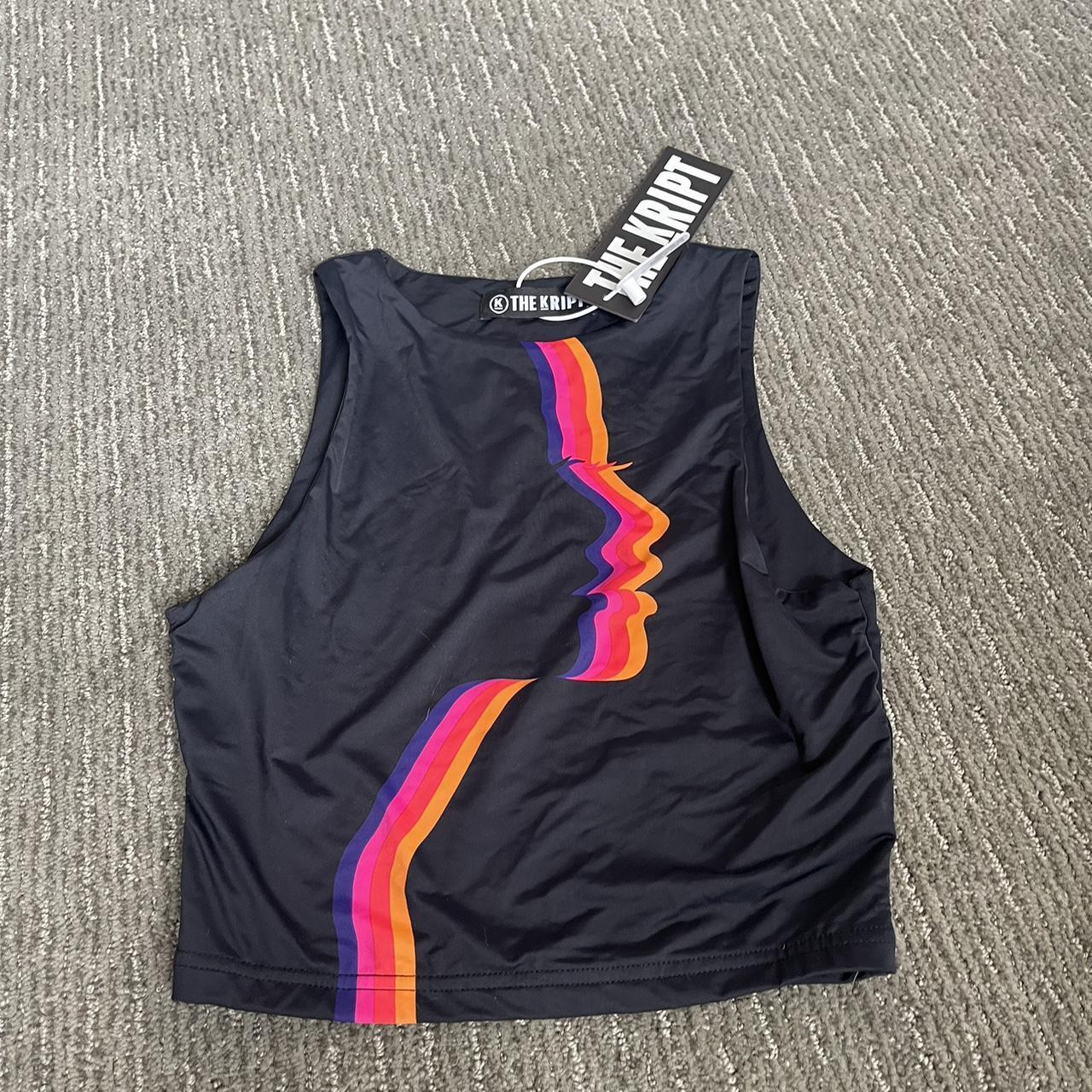 The Kript Women's multi Crop-top | Depop