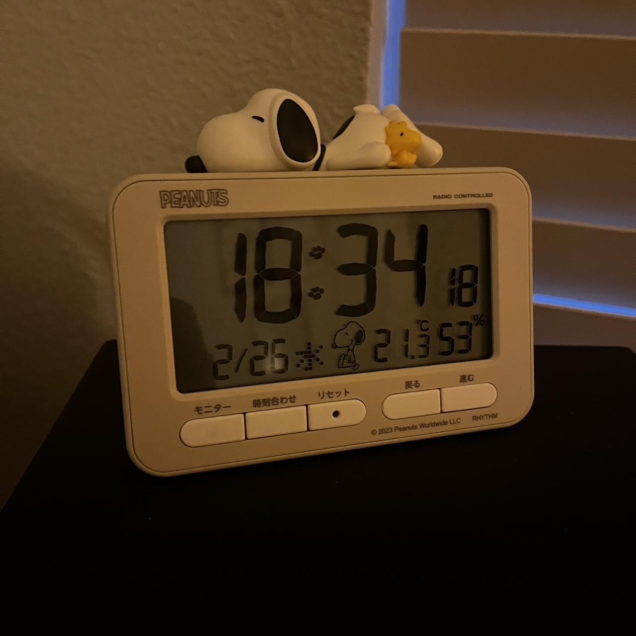 Japanese Snoopy Alarm Clock Comes with original box... | Depop