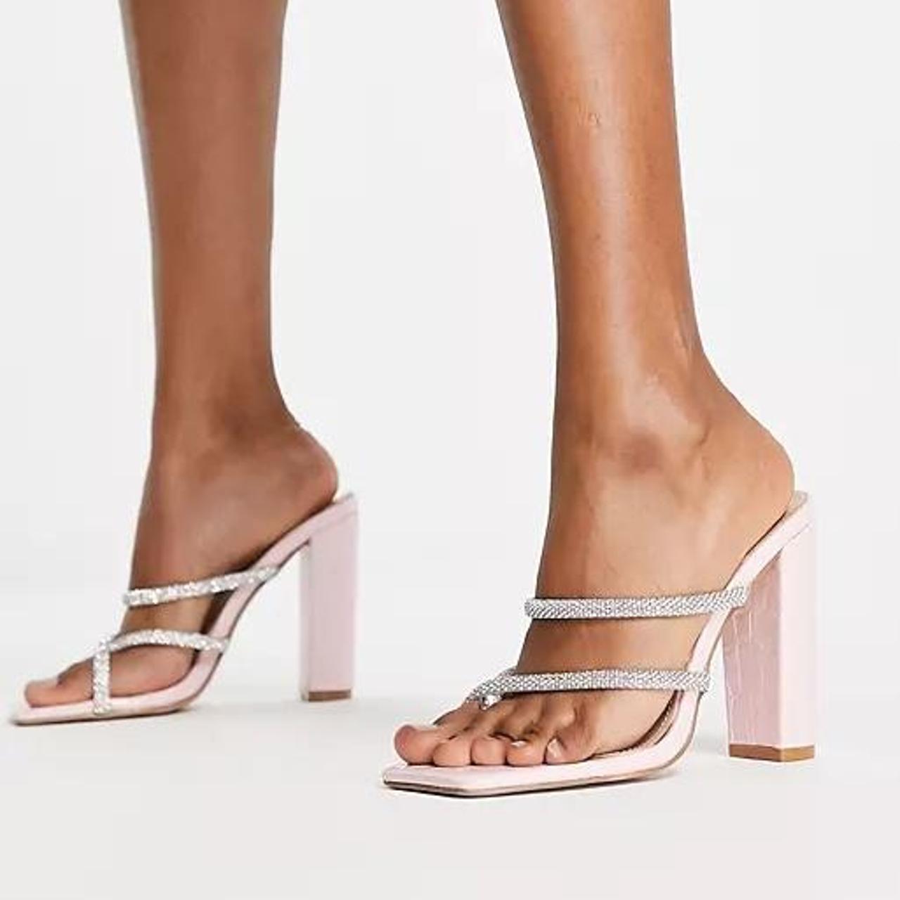 Simmi London Heera -heeled mules -with embellished... - Depop