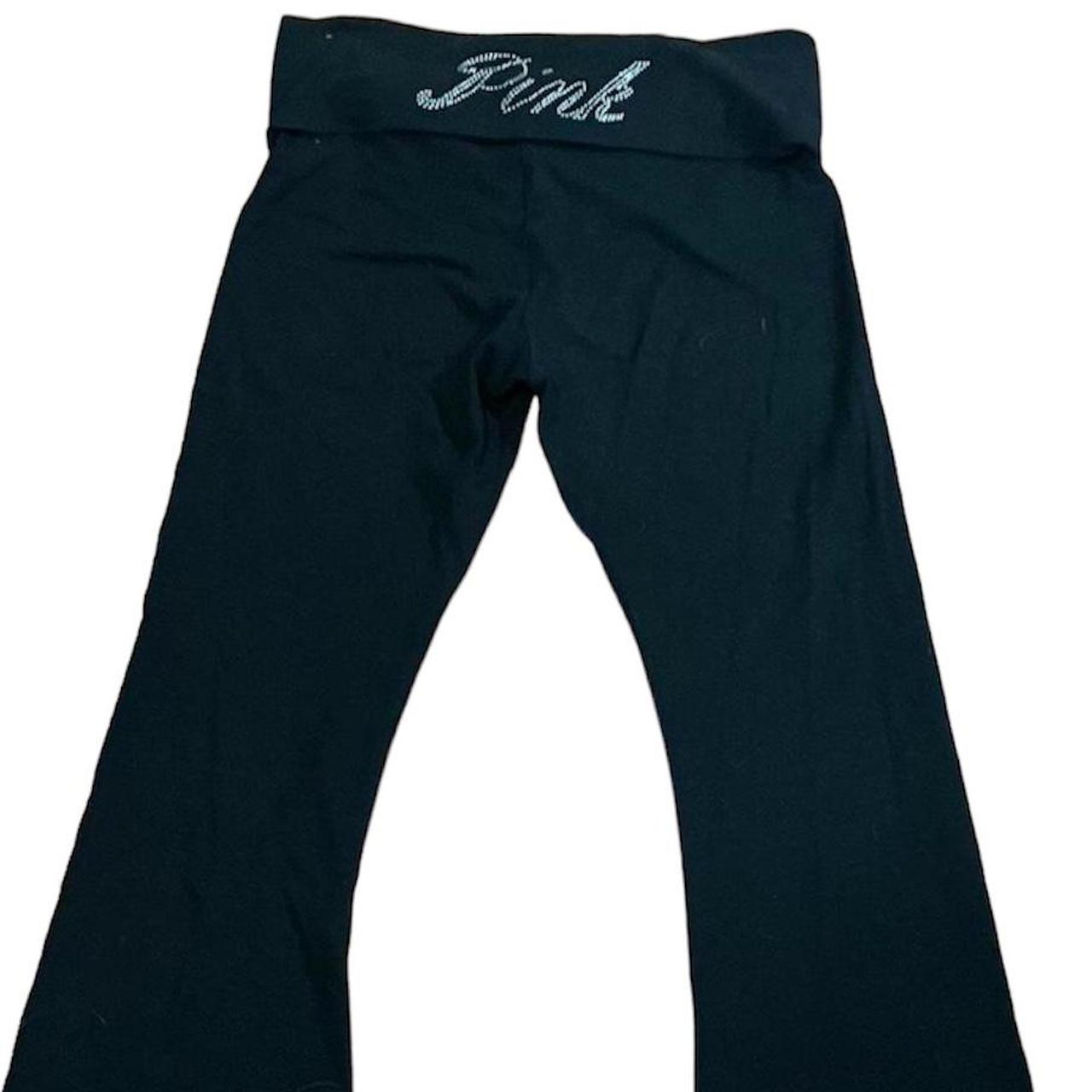 Y2k Victorias Secret rhinestone logo fold over... - Depop