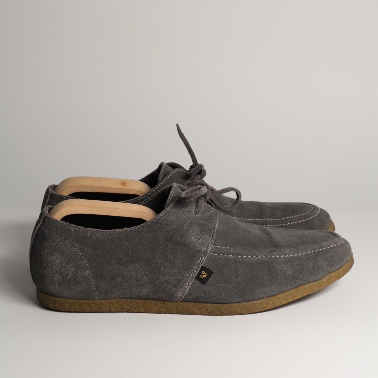 Farah grey suede shoes. Only worn a handful of... - Depop