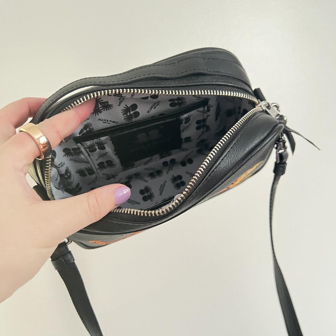 Min & Mon — Flying Tiger Leather Crossbody Bag ... - Depop