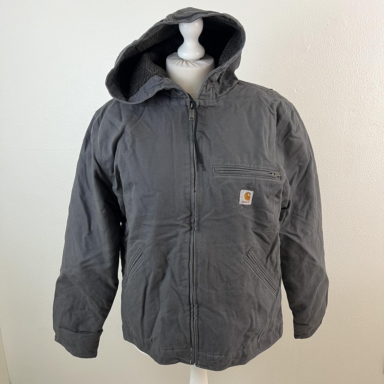 Carhartt Workwear Jacket Bartlett Work Coat Grey... - Depop