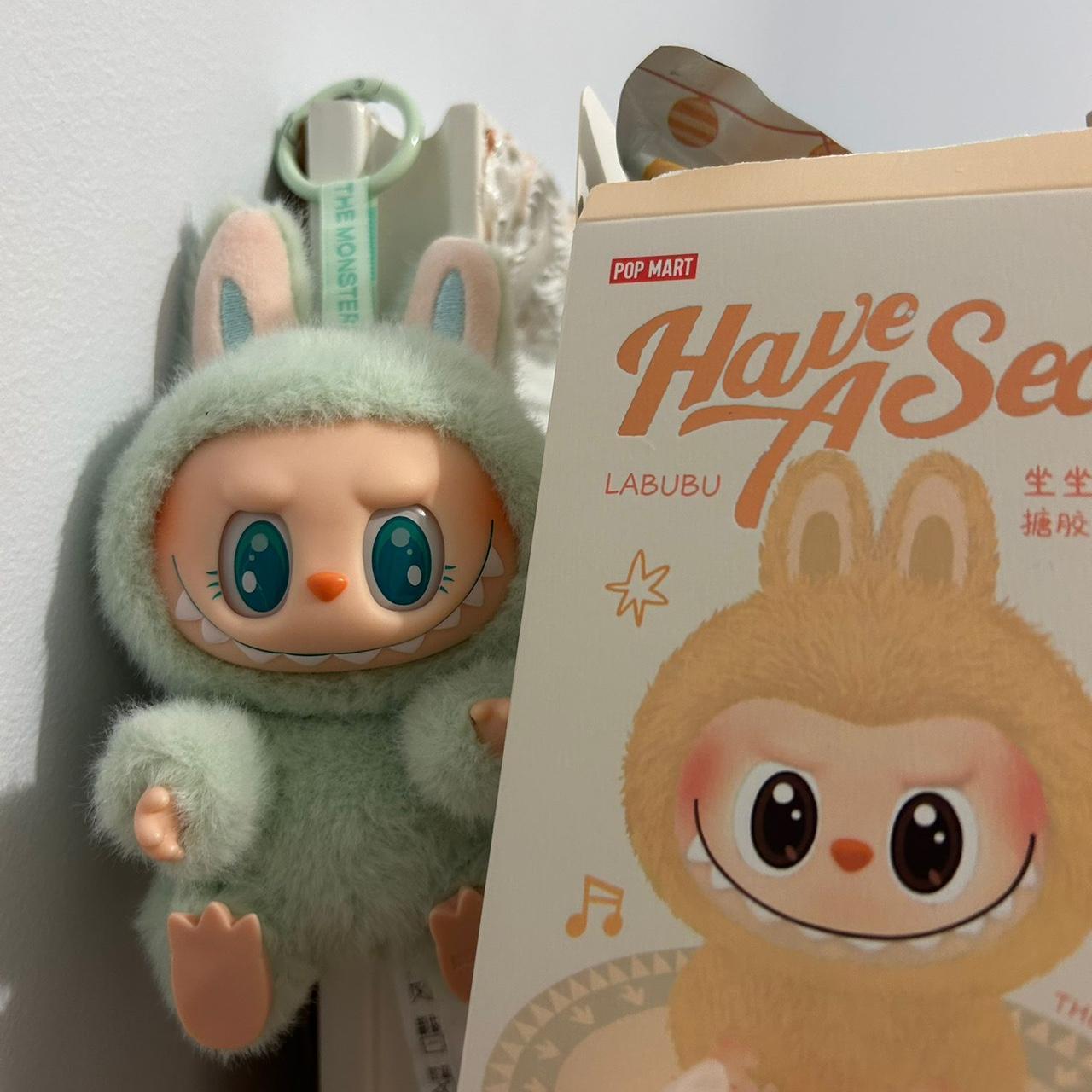 labubu alerttt!!! adorable authentic ‘have a seat’... | Depop