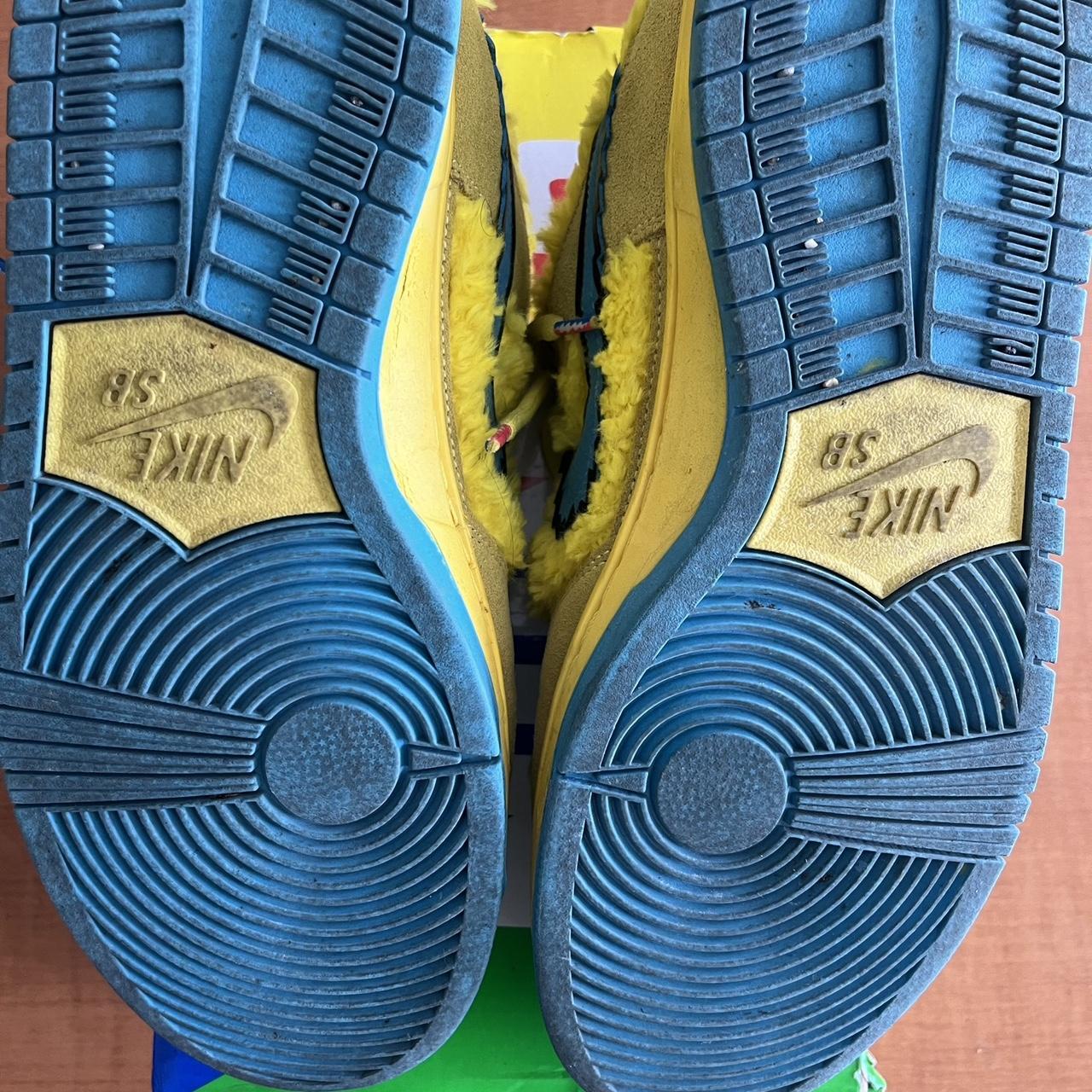 Yellow Grateful Dead dunks size 11 - Depop