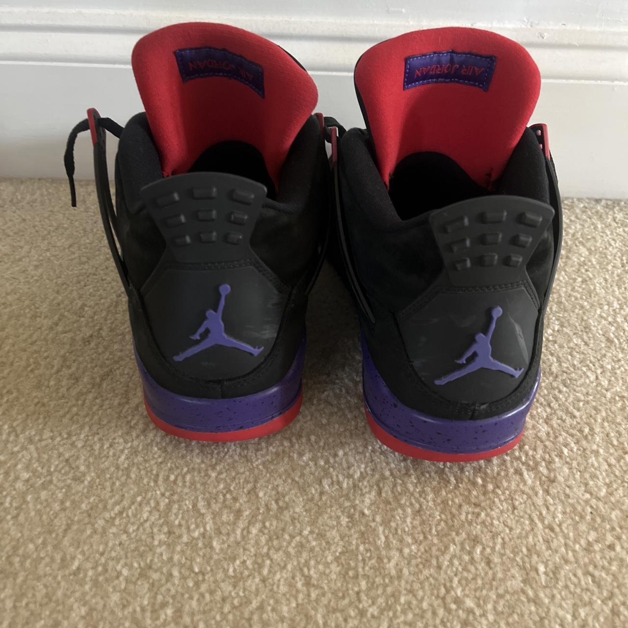 Drake X raptor jordan 4s used but good Condition - Depop