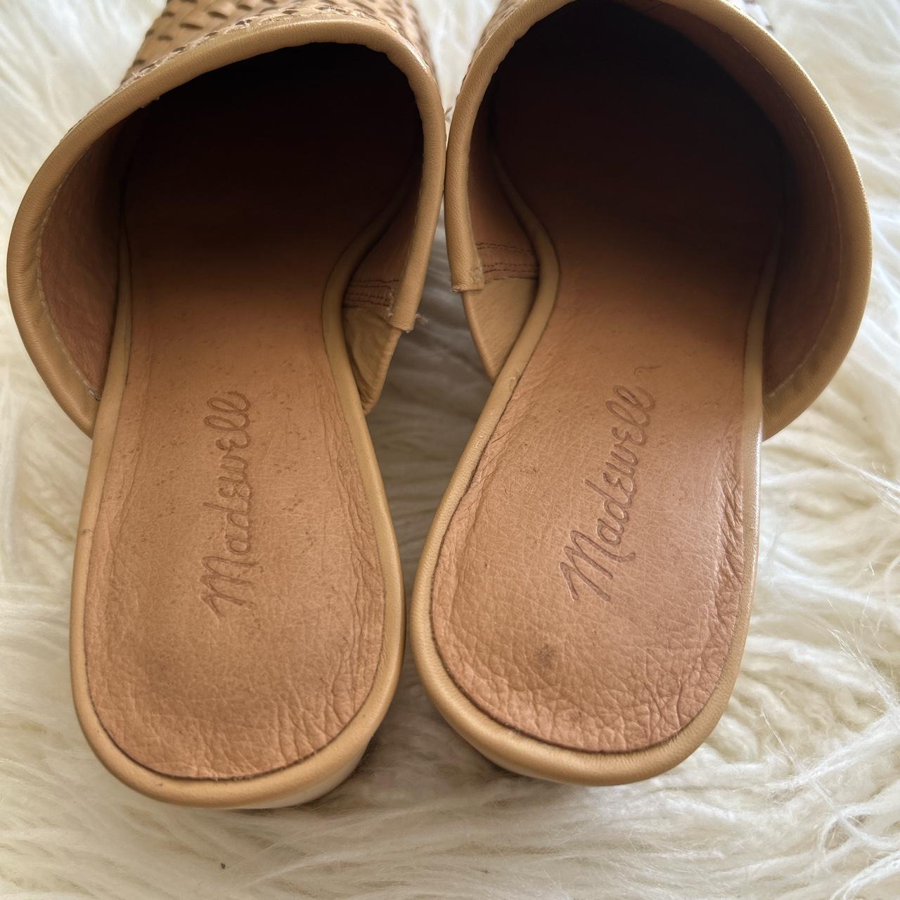 Madewell woven leather clogs size 8. Only worn 3... - Depop