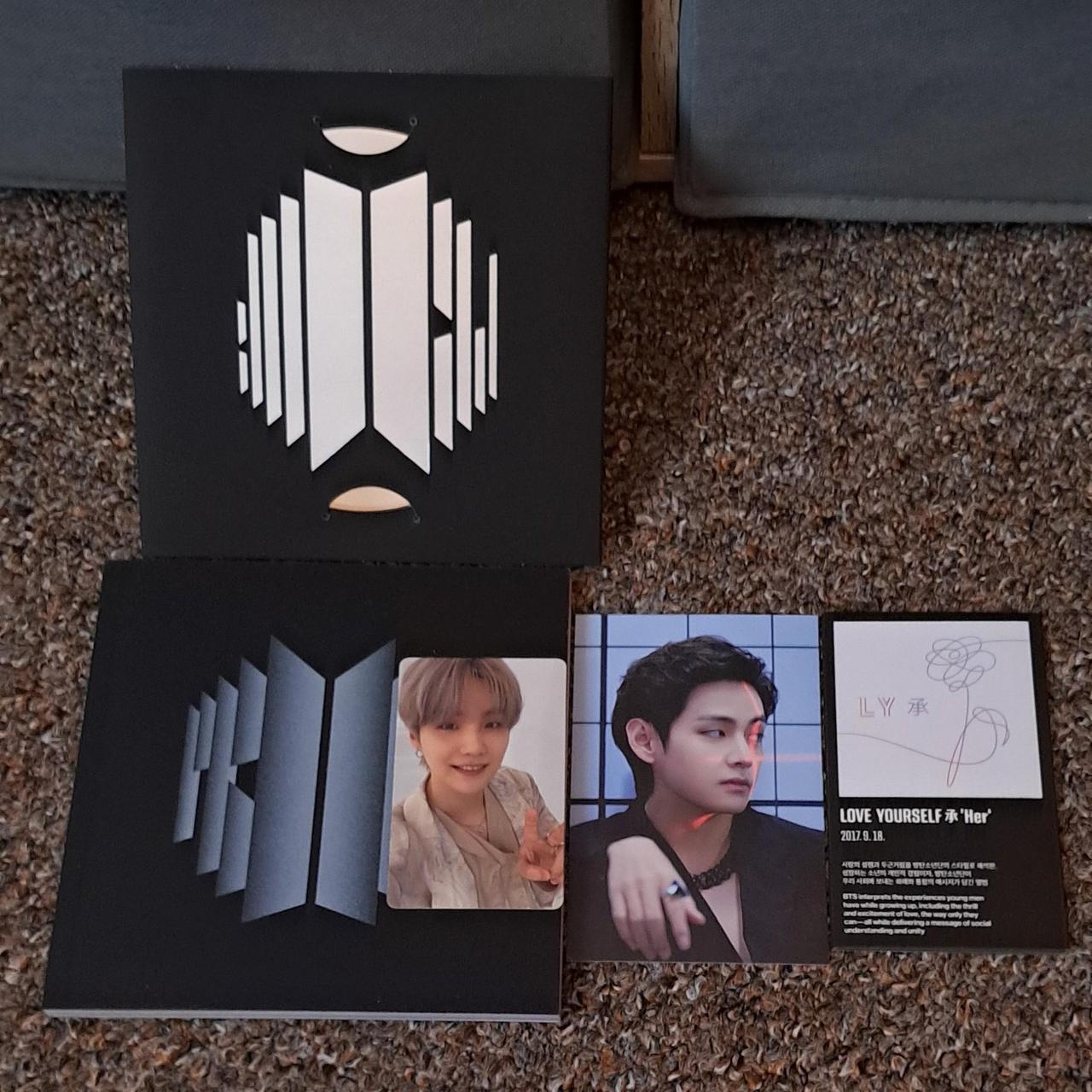 BTS proof album with all inclusions Suga pc and V... - Depop