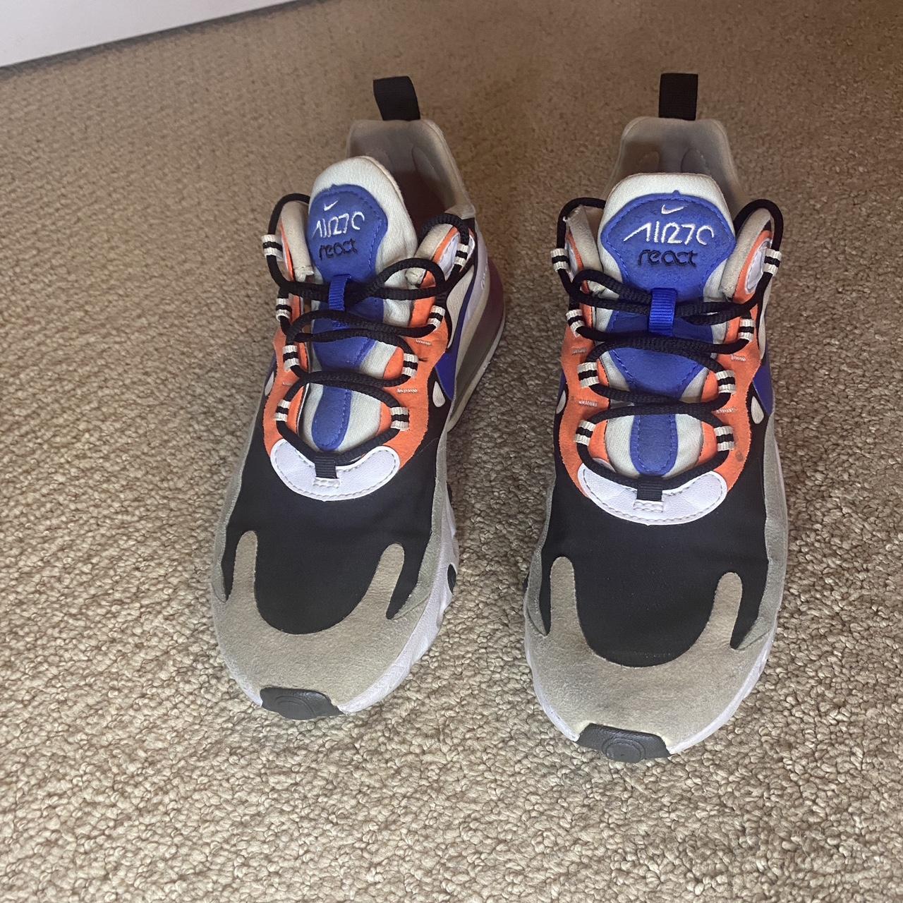 Nike Air 70s React Size 7 -barely worn - Depop