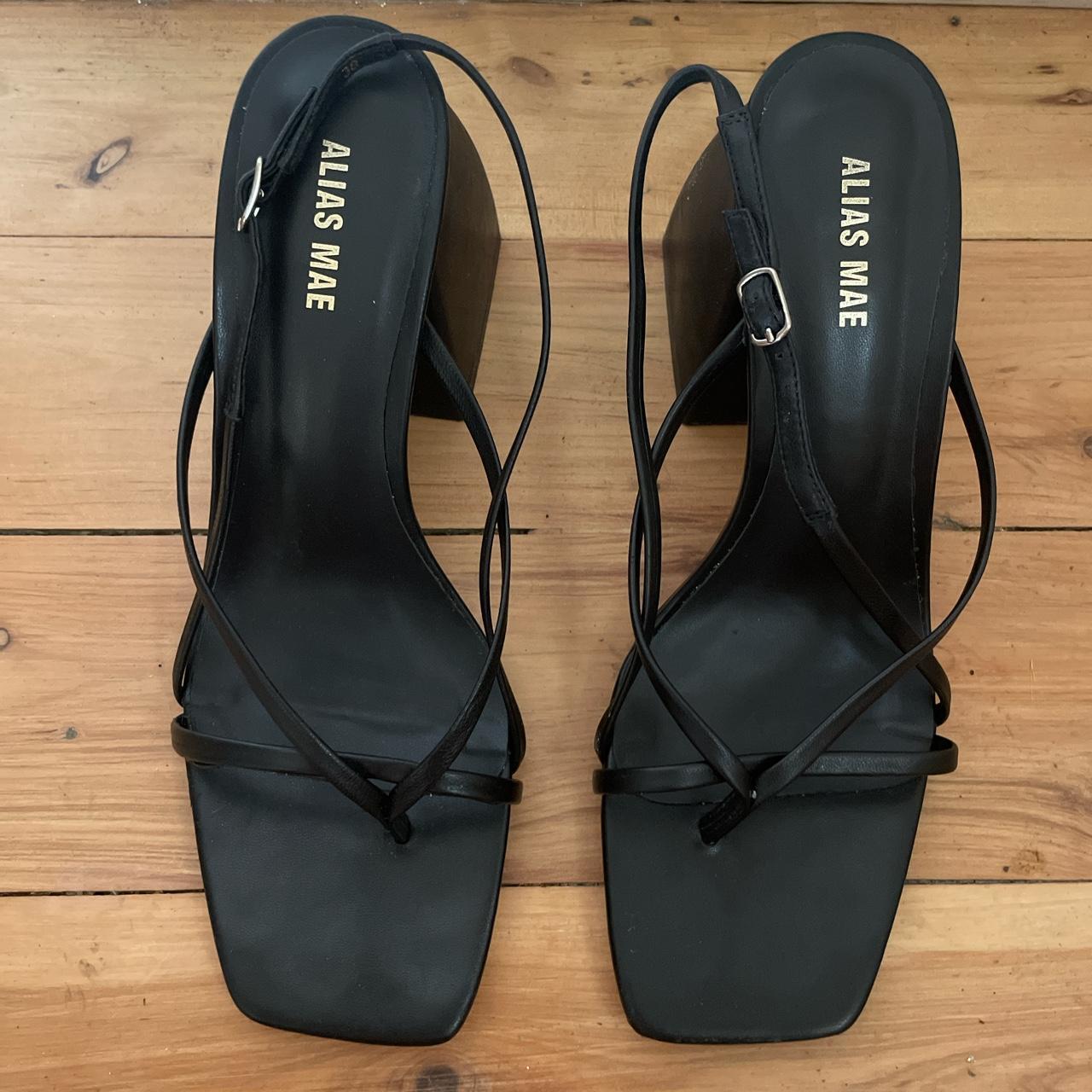 Alias Mae Esme Heals size 38 in Black. Worn once, - Depop