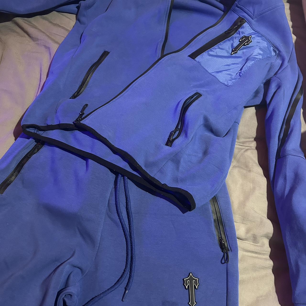 Dark Blue Men’s Trapstar Tracksuit 💙 Size M Worn... - Depop