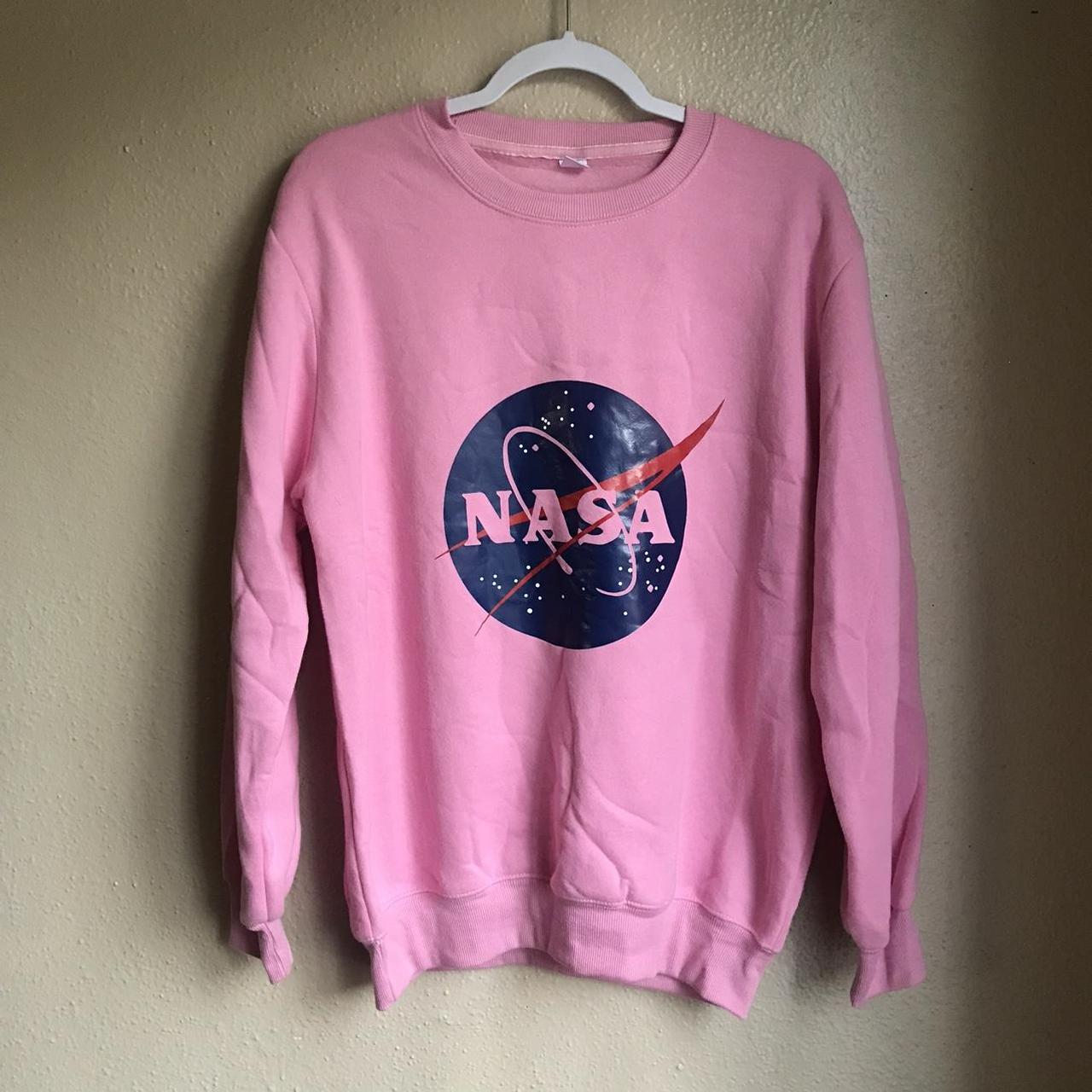 pink nasa sweater 💗 #sweaters #nasa #bubblegumpink - Depop