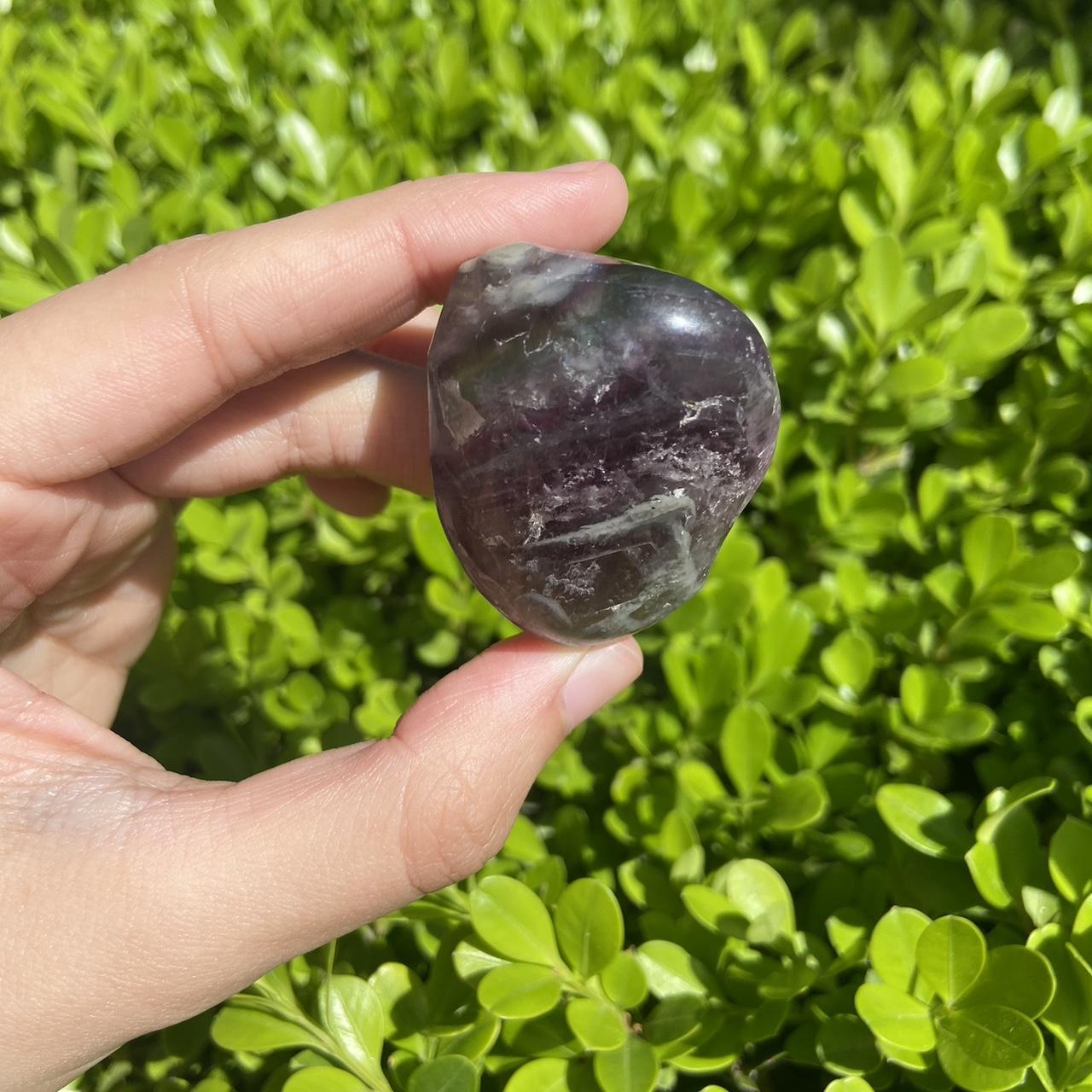 Large fluorite stone piece - Depop