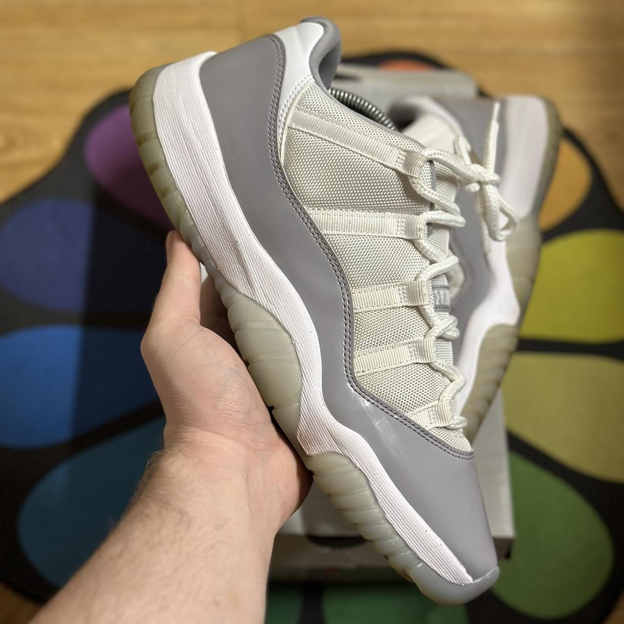 Air Jordan 11 low “Cement grey” Size:11... - Depop