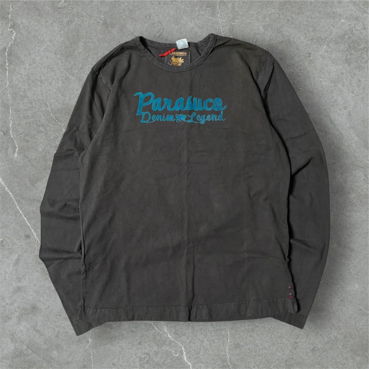 Y2K Parasuco longsleeve with angel wings on back | Depop