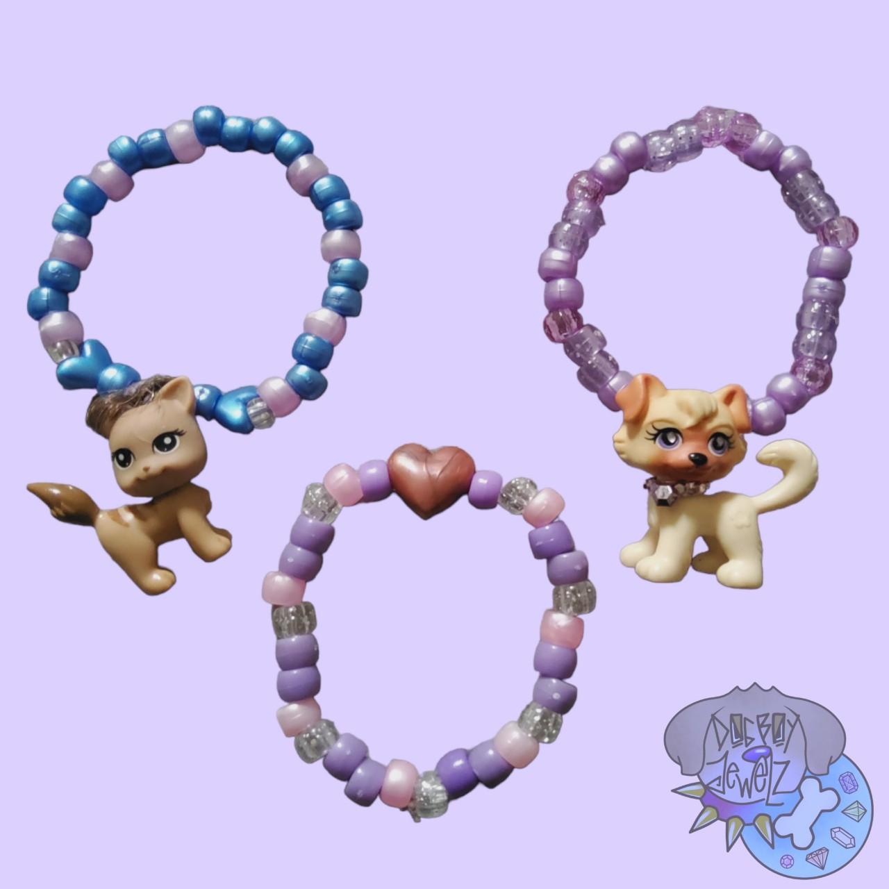 Best Pets Club Kandi Bracelet Set Triple bracelet... - Depop