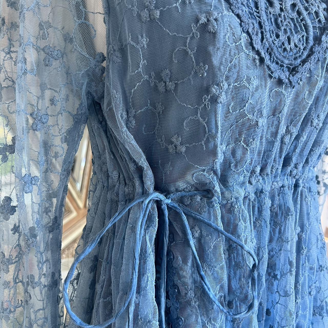 Lace multi layered dress. Drawstring tie. This dress... - Depop