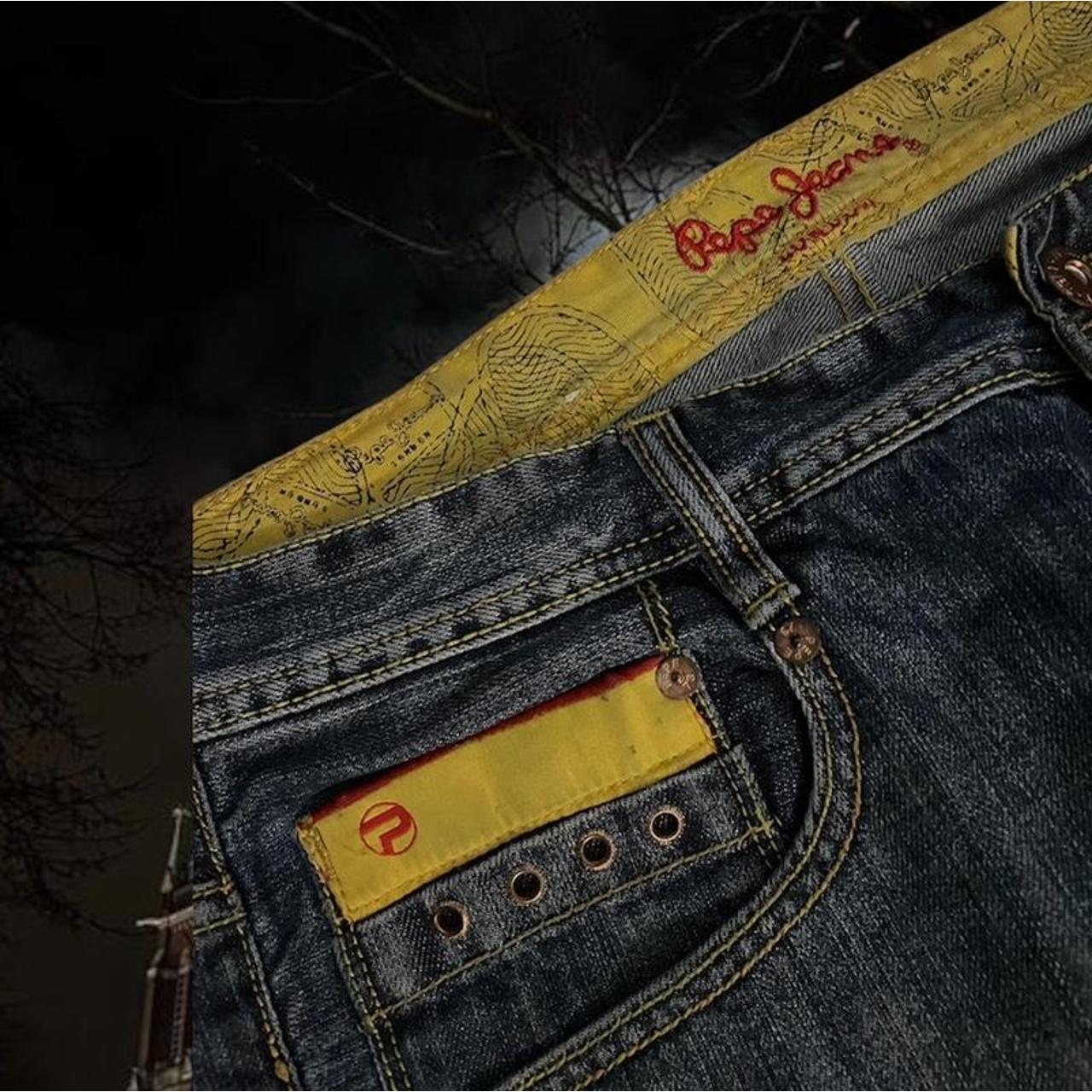 vintage early 20’s pepe jeans baggy ( length is in... - Depop