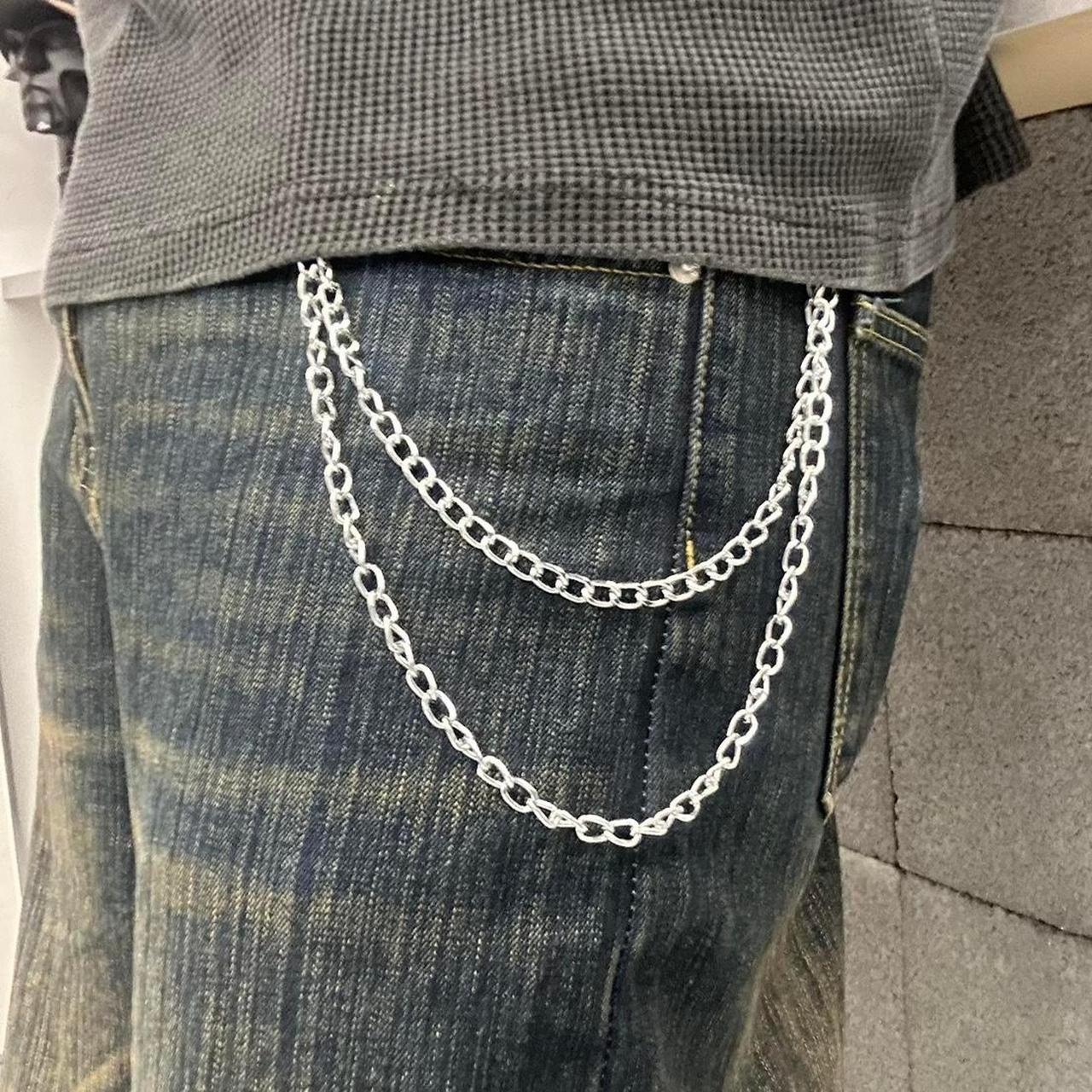 metal barb wire grunge wallet chain chrome accessory | Depop metal barb wire grunge wallet chain chrome accessory | Depop